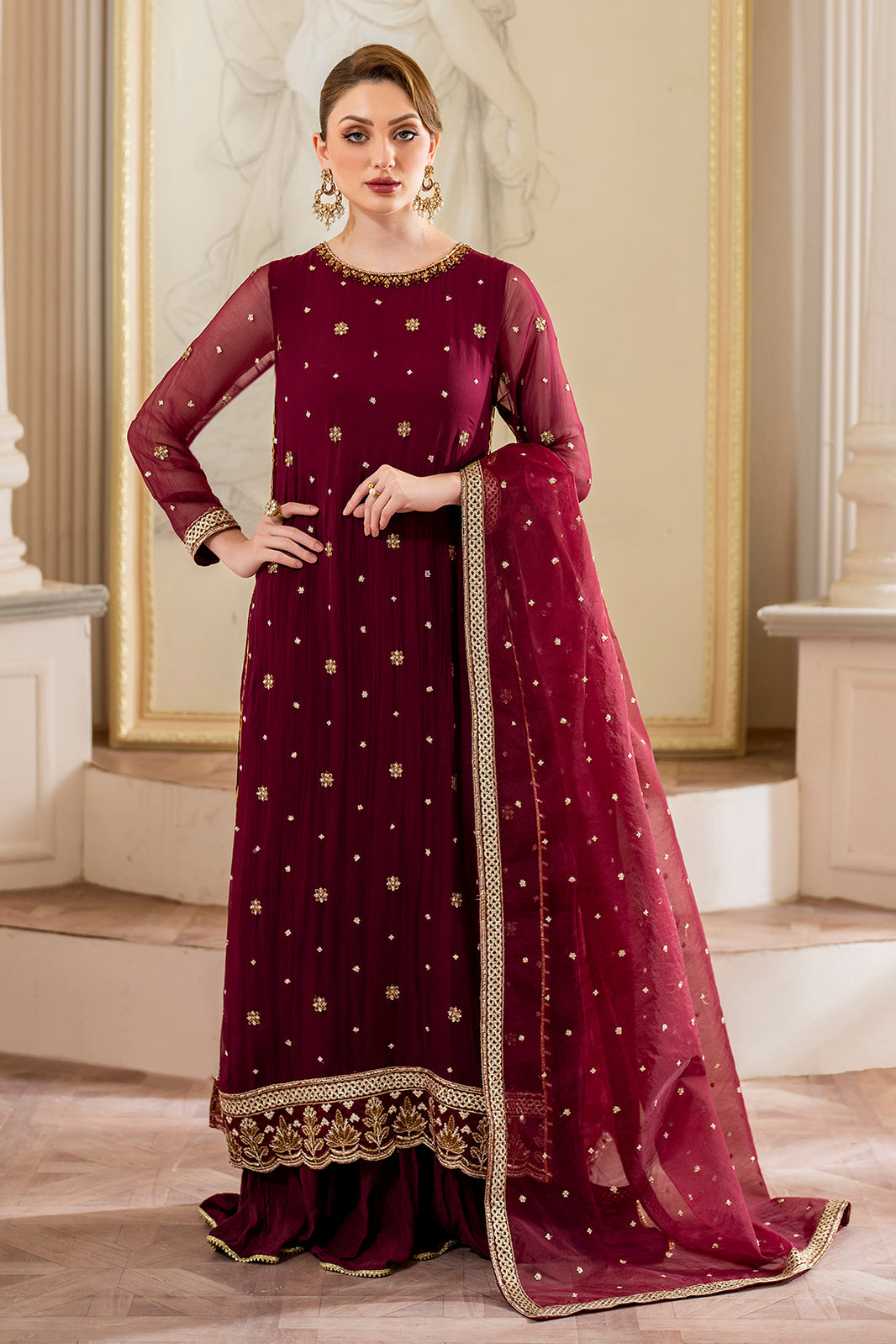 New Chiffon Dress Designs – Chiffon Collection 2024 – DeCLARE